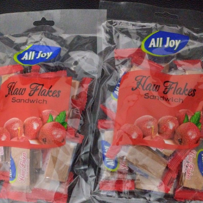 Jual Manisan buah haw imlek flakes sandwich kotak lapis All Joy 130 ...