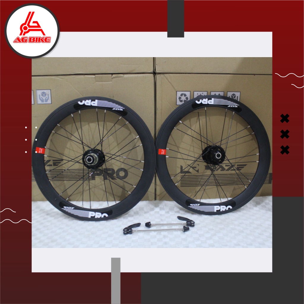 Jual Velg rims wheelset sepeda lipat raze pro 20 murni Discbrake 406 20 ...