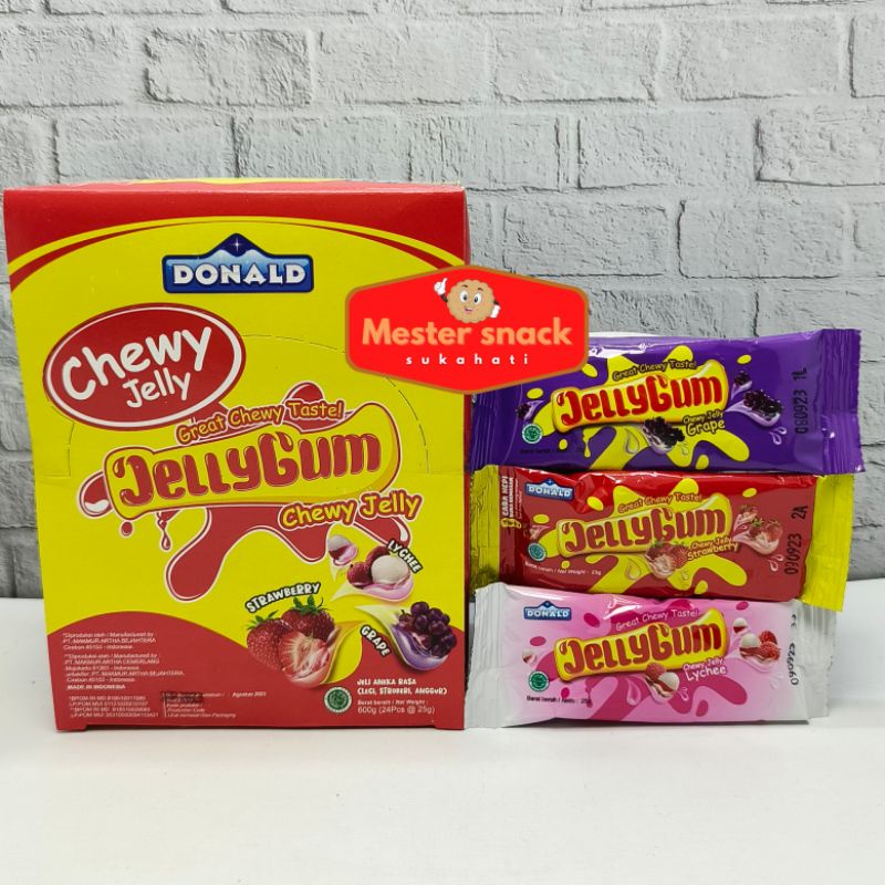 Jual Donald Jelly Gum (1 pack isi 24 pcs) | Shopee Indonesia