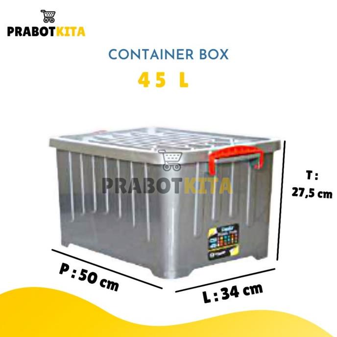 Jual Container Box Besar 30 45 60 90 Liter Countainer Plastik Kontainer ...