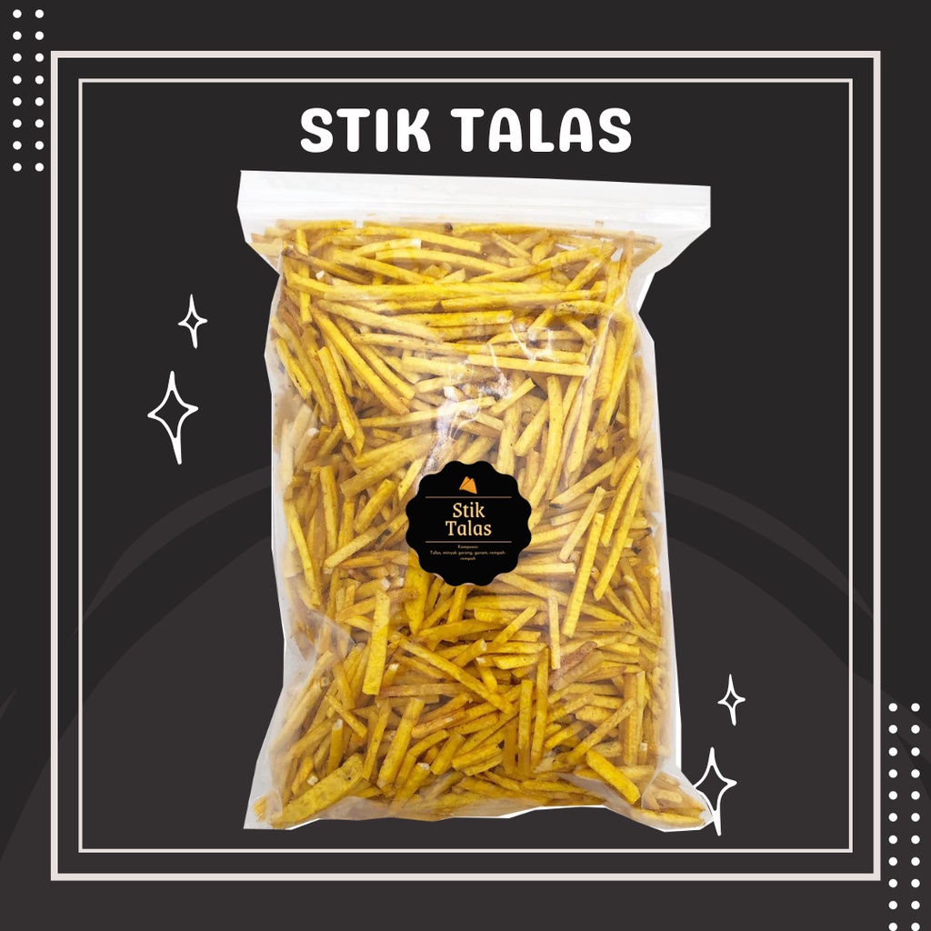 Jual Stik Stick Talas Original Snack Kiloan 500gr Camilan Cemilan ...
