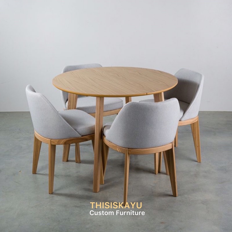 Jual MEJA MAKAN KURSI SOFA KAYU JATI SOLID ASLI MINIMALIS ELEGANT ...