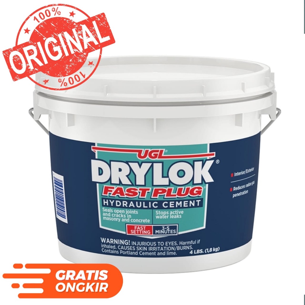Jual Drylok Fast Plug Hydraulic Cement Pelapis Anti Bocor | Shopee ...
