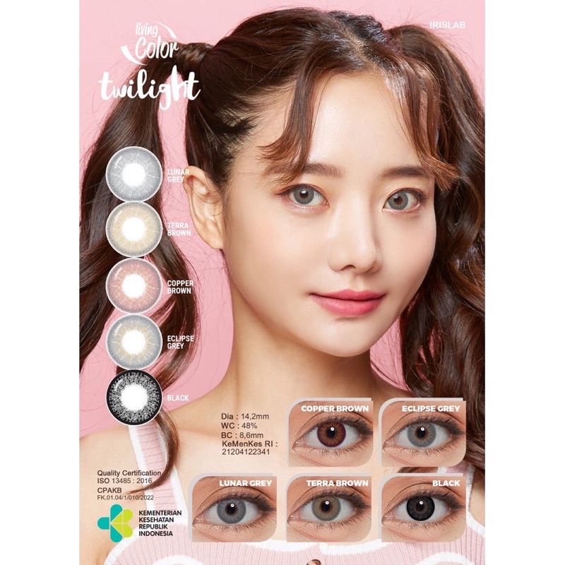 Jual SOFTLENS TWILIGHT NORMAL DIAMETER 14.2mm BY LIVING COLOR GRATIS ...