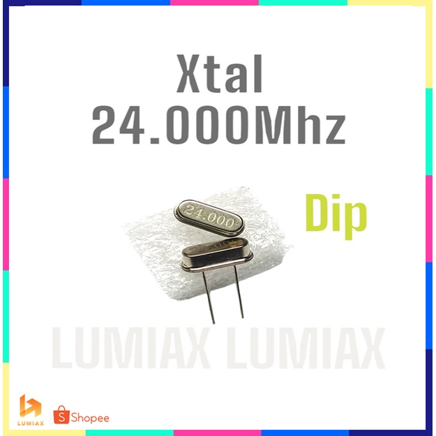 Jual Crystal Oscillator 24MHz Low Profile 24 MHz 24.000mhz 24000 MHz 49S DIP | Shopee Indonesia
