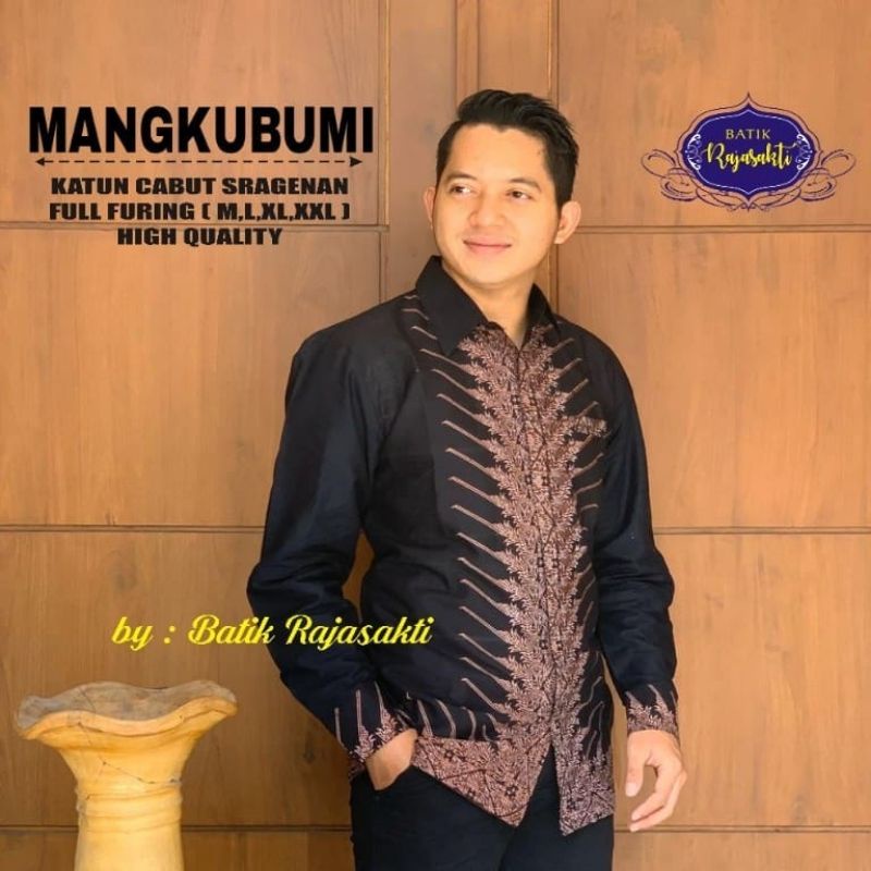 Jual Batik MANGKUPUREL Atasan Baju Batik Lengan Panjang Pendek Warna ...