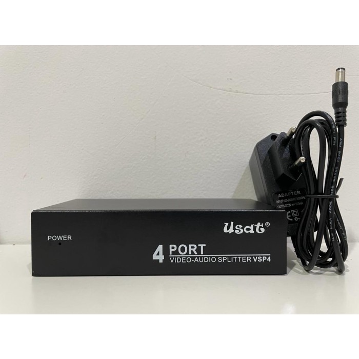 Jual 4 LOAD VIDEO AUDIO AMP SPLITTER ORIGINAL | Shopee Indonesia