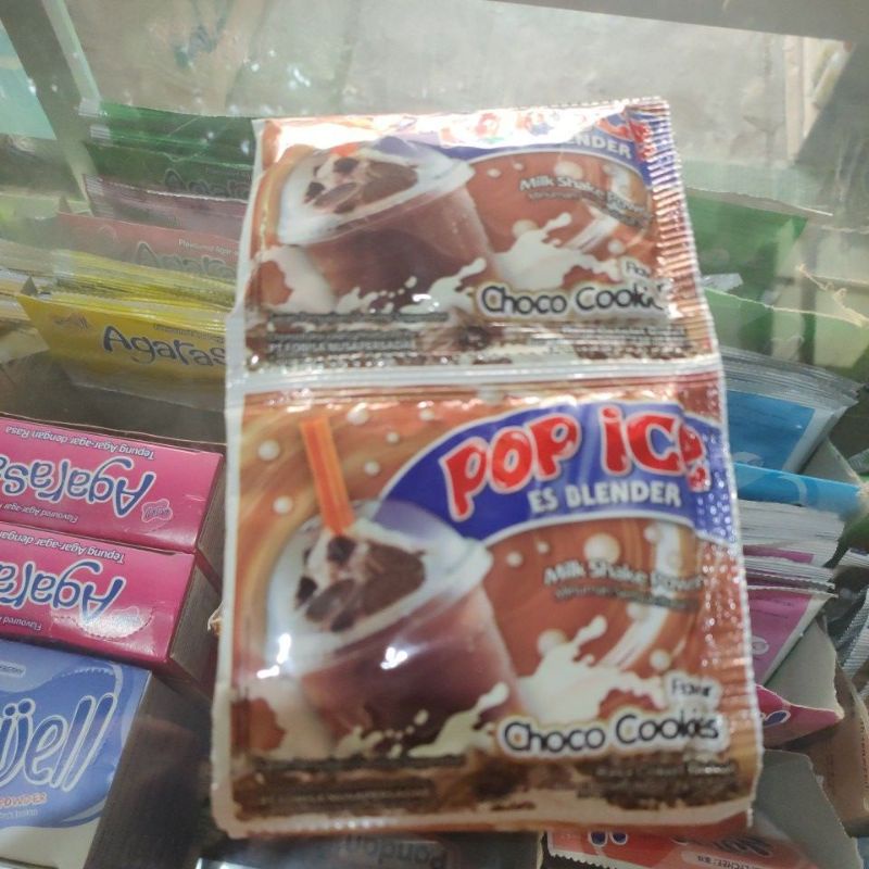 Jual Pop ice choco cookies 23g isi 10/renceng | Shopee Indonesia