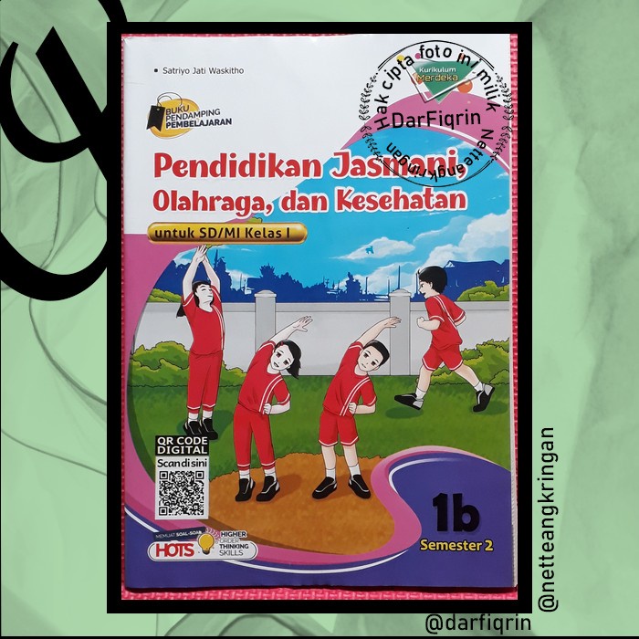 Jual Lks Pjok Penjas Kelas 1 2 4 5 Semester 2 Sd Mi Kurmer Kurikulum