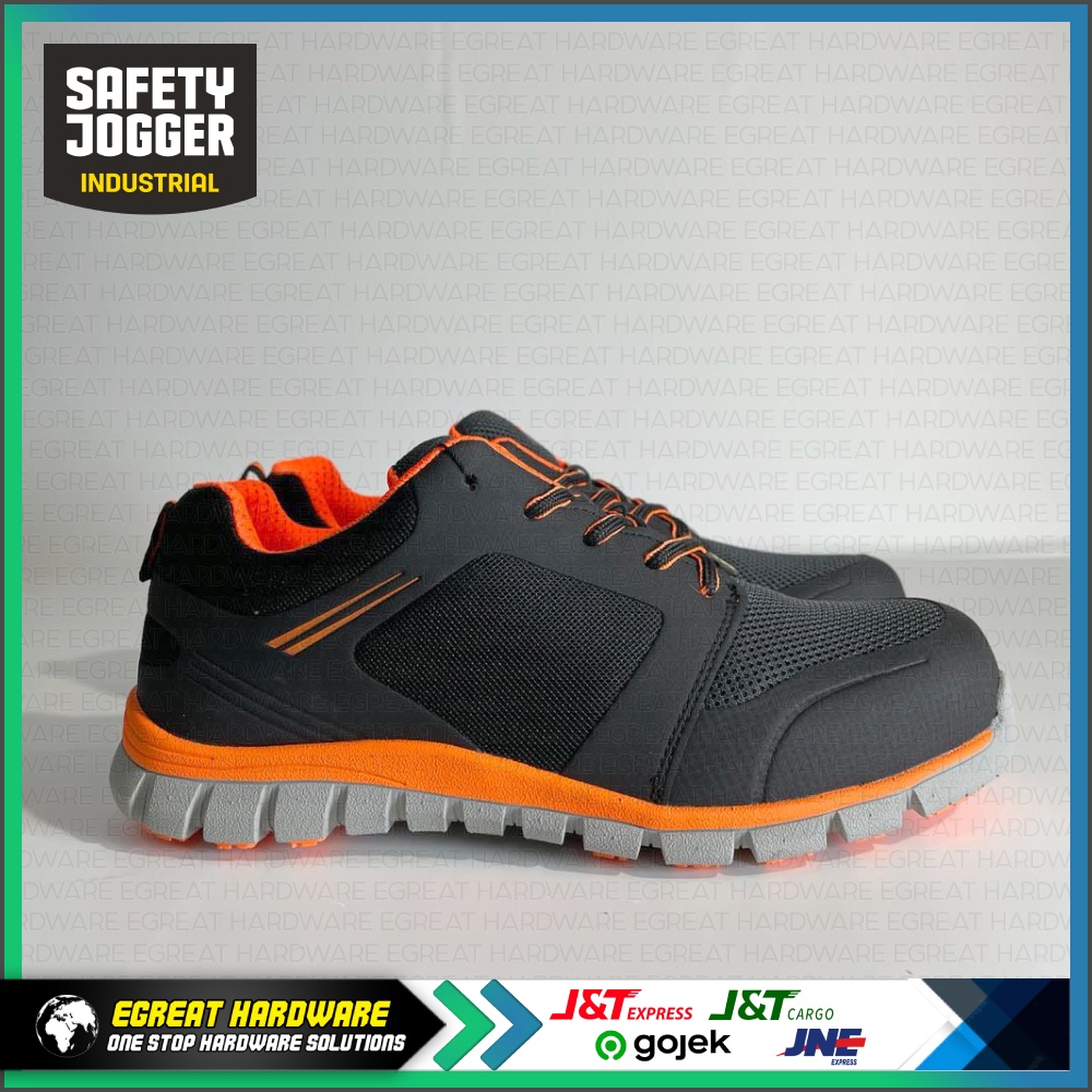 Jual Sepatu Safety Jogger LIGERO ORANGE S1P ESD SRC CI Toecap Nano ...