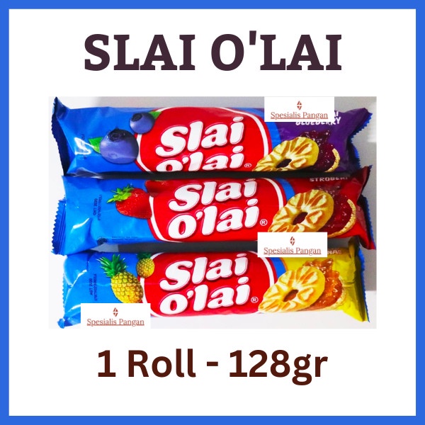 Jual PROMO! SLAI O'LAI 128gram Roma slai olai olay strawberry nanas ...