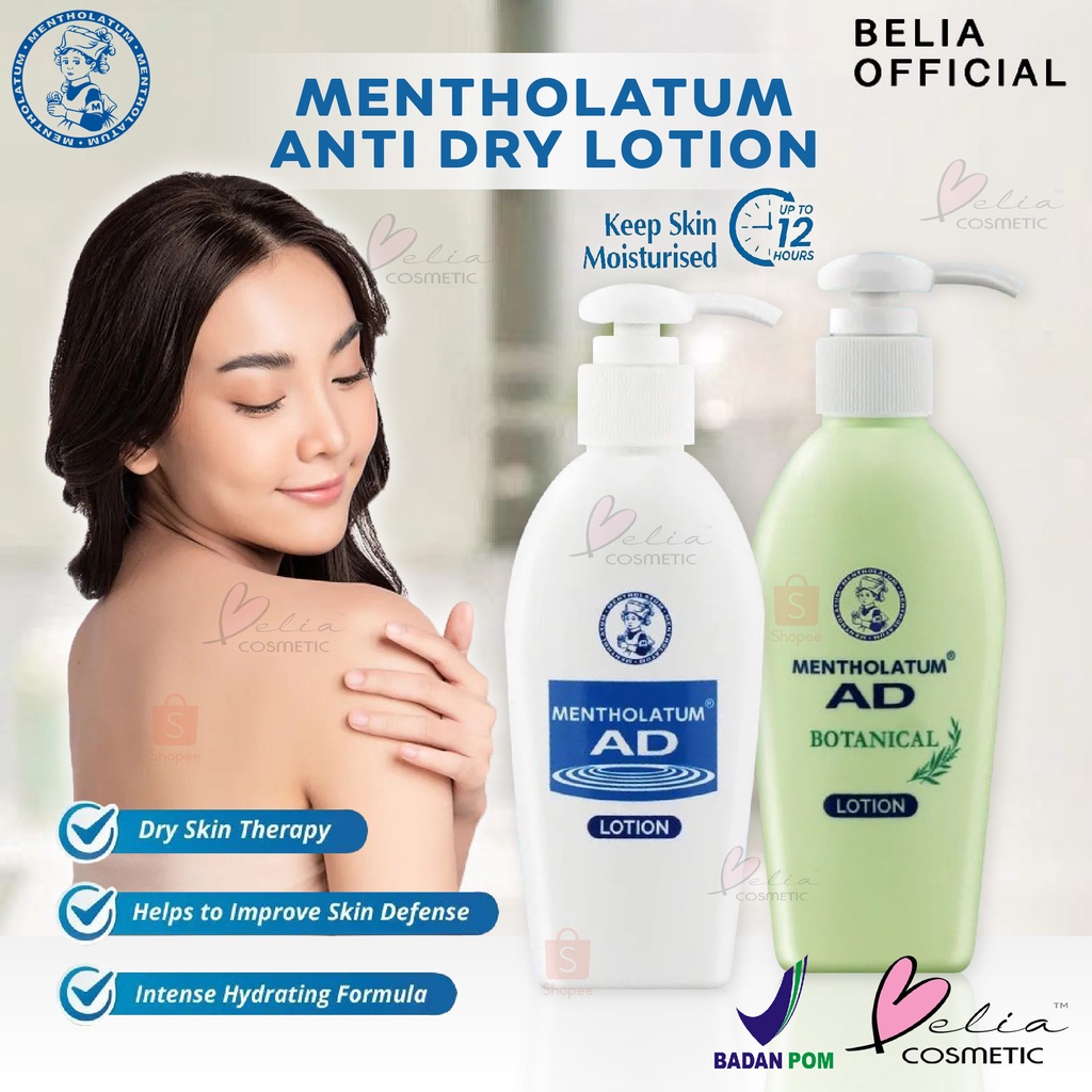 Jual BELIA MENTHOLATUM AD Lotion 150g | Anti Dry Lotion | Soothing ...