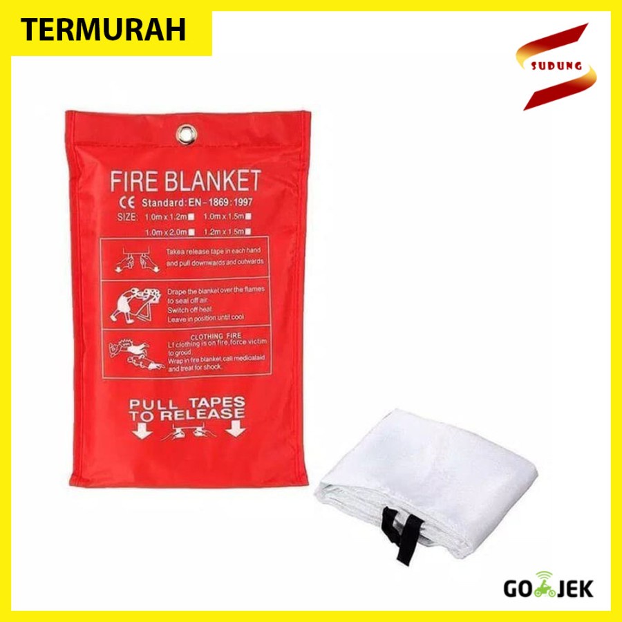 Jual Kain Selimut Pemadam Api Fire Blanket Emergency Safety Cover ...