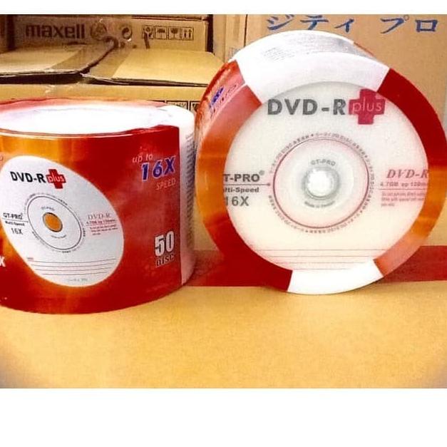 Jual DVD-R Plus GT-PRO 16X 4.7GB (tabung 50pcs) | Shopee Indonesia