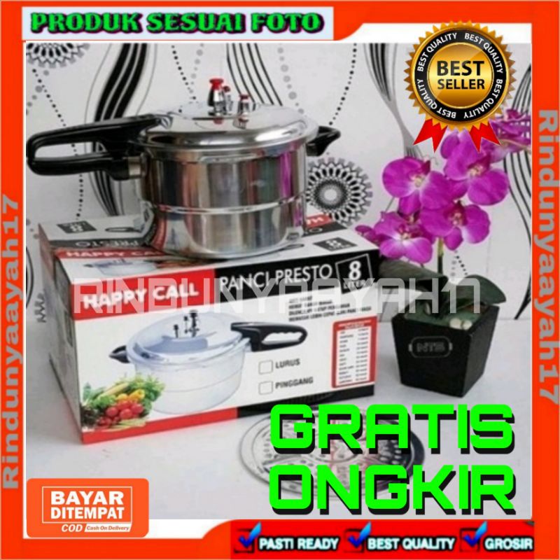Jual [RA] PANCI PRESTO 8L 8 LITER 8 L BESAR HC TANPA TUTUP KACA | Shopee Indonesia