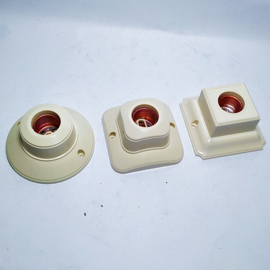 Jual Fitting Plafon Segi Empat BROCO / Fitting Lampu Plafon | Shopee ...