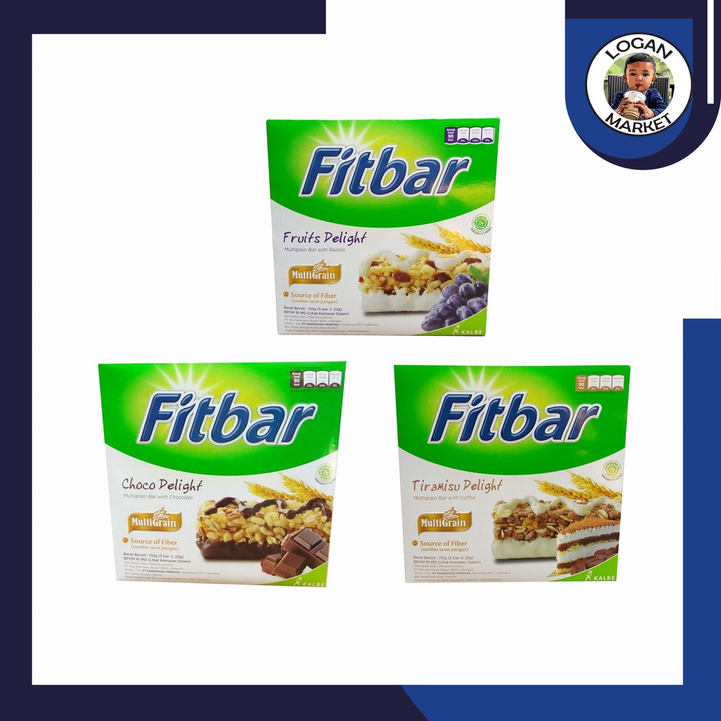 Jual Fitbar 1Box 1 Box Isi 5Pcs 5 Pcs Choco Coklat Fruits Nuts Tiramisu ...