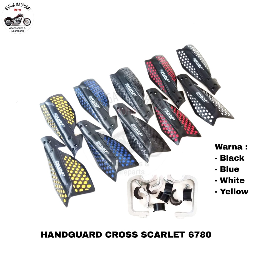 Jual Handguard Trail Hand Guard Pelindung Tangan SCARLET 6780 Model ...