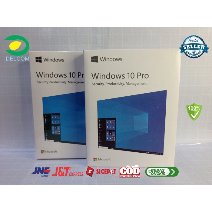 Jual Windows 10 Professional FPP Original Microsoft Lifetime box ...