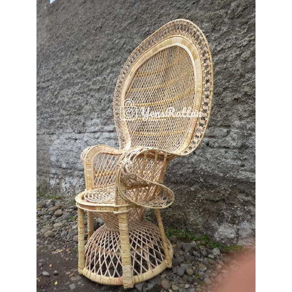 Jual peacock Cross Rattan, kursi raja Rotan, kursi merak rotan (Nad007 ...