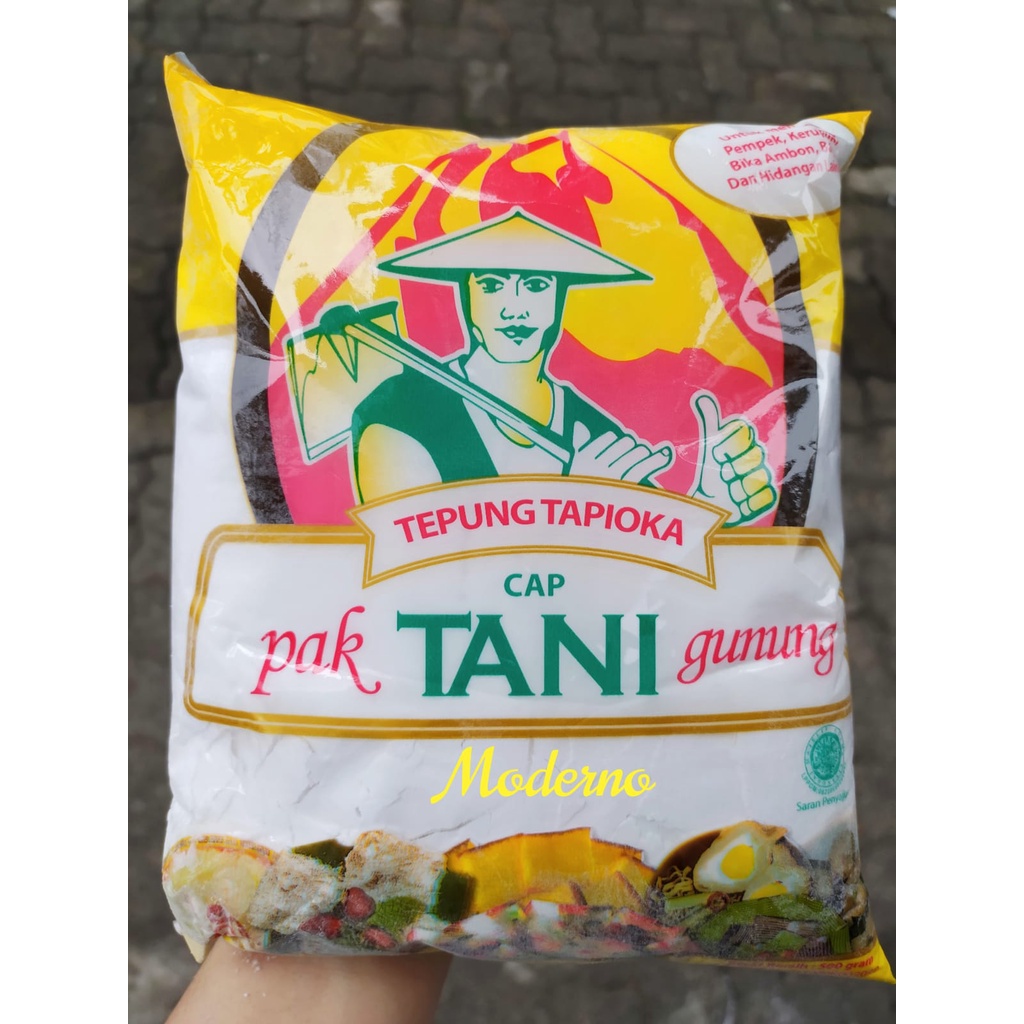 Jual Tepung tapioka cap Pak tani gunung 500 Gr | Shopee Indonesia