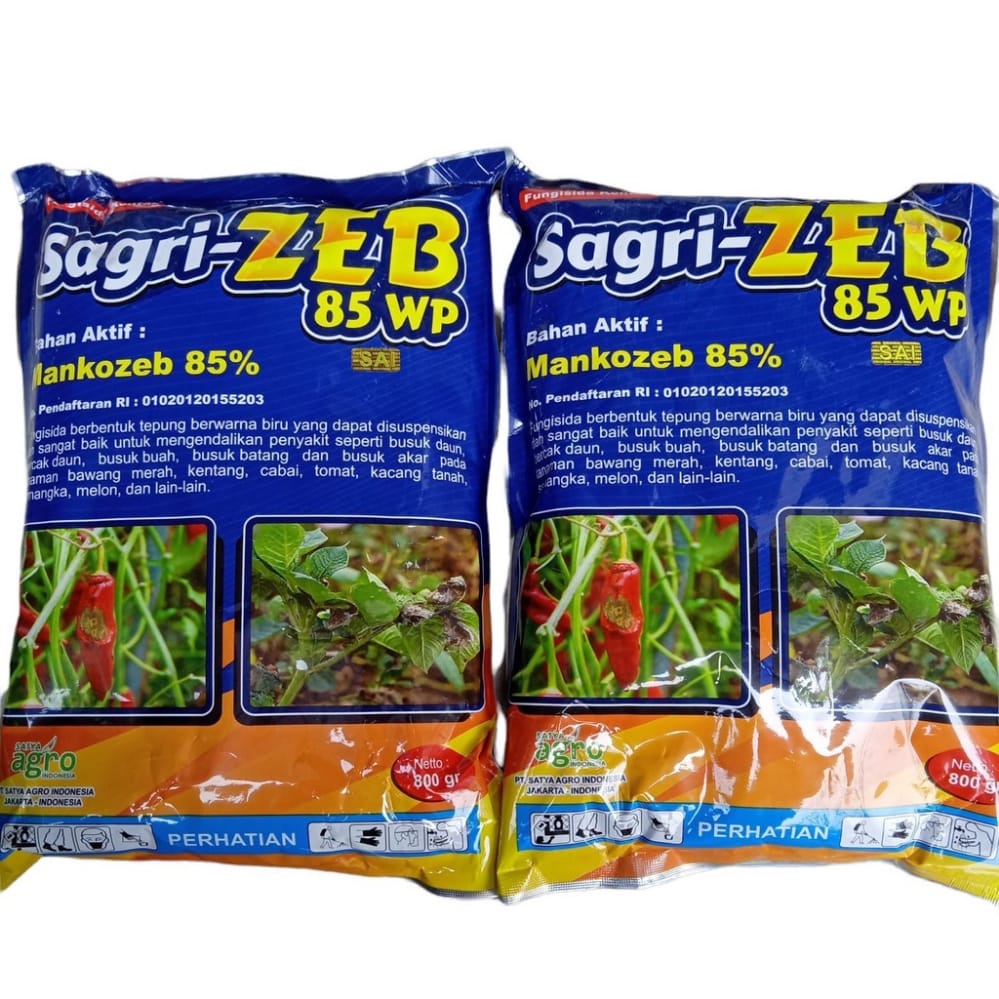 Jual Fungisida Sagrizeb 85WP kuning 800gr - Mancozeb - Fungisida Sagri ...