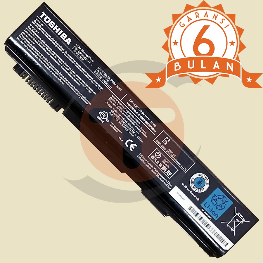 Jual Baterai Untuk Toshiba Dynabook Satellite B450 B451 K40 K45 K46 L35 L45 PA3788U - Black ...