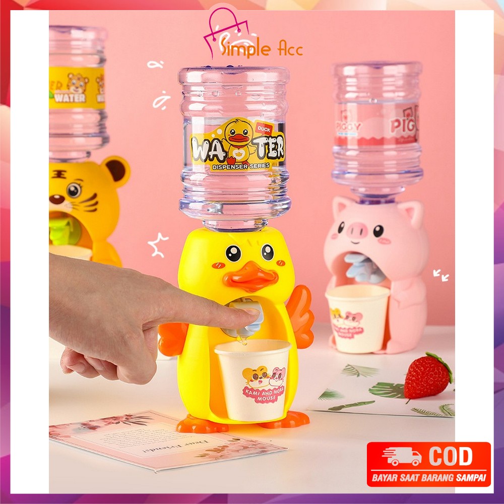 Jual DO-M295 Dispenser Mini Air Minum Anak Karakter Bebek Kartun ...