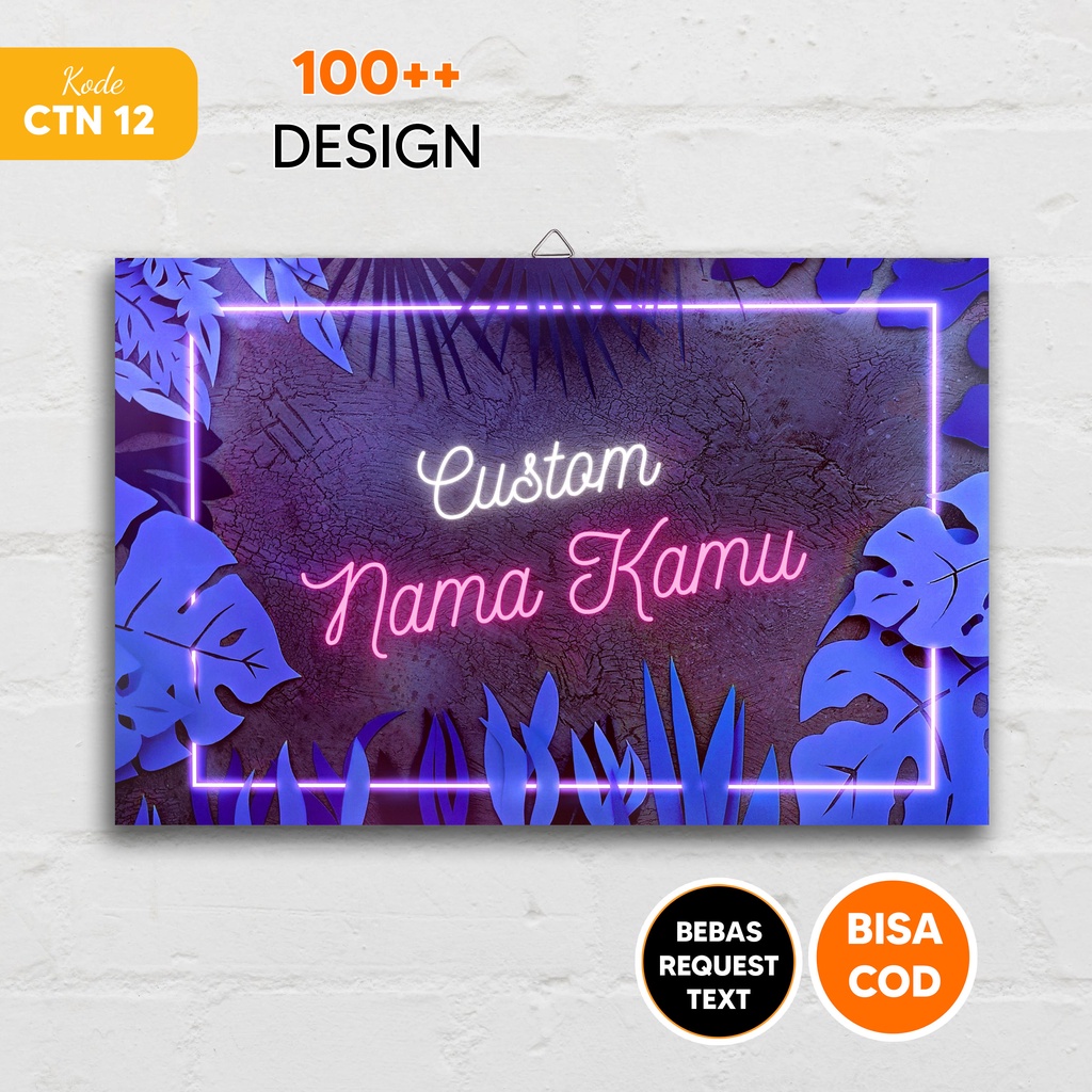 Jual Custom Nama Suka Suka Bisa Untuk Live Jualan - Hiasan Dinding Kayu ...