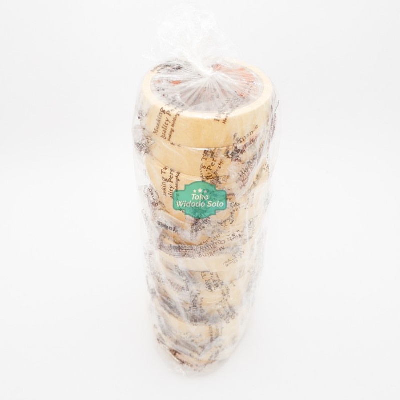 Jual Isolasi Kertas Bengyu 24mm Coklat Masking Tape Heavy Duty - 12 ...