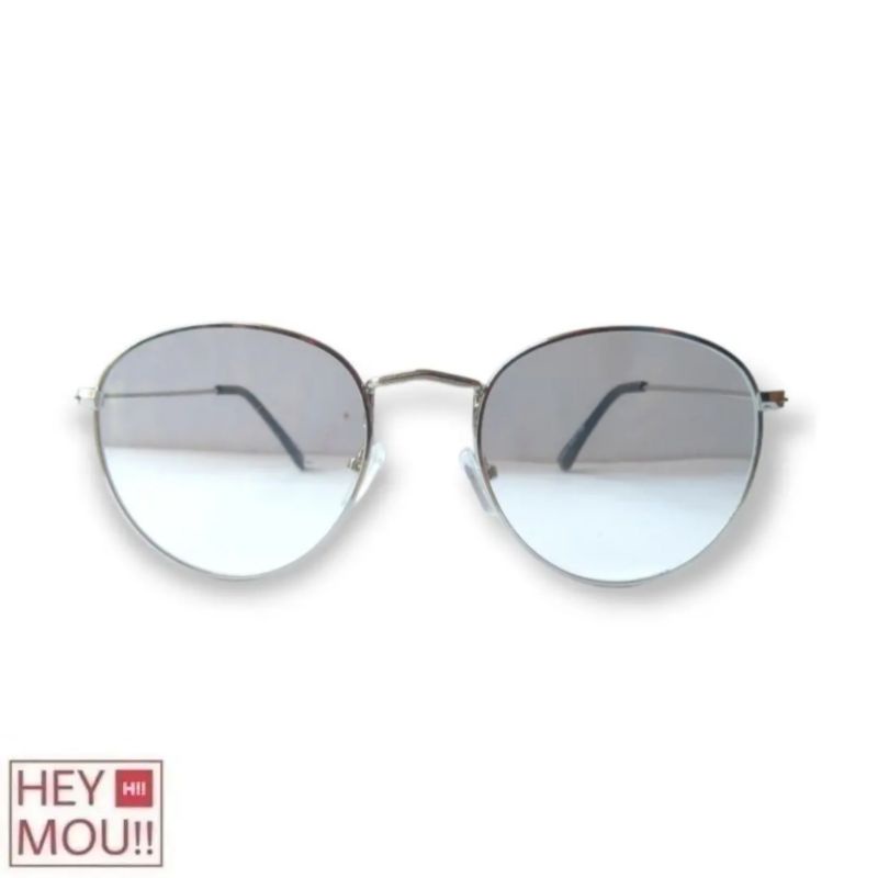 Jual KACAMATA OVAL DANILLA (Grade A) CLEAR GLASSES - SILVER SS ...
