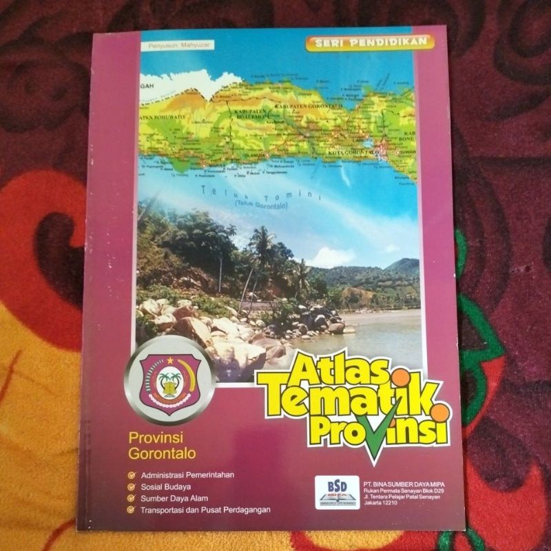 Jual BUKU ORIGINAL PETA ATLAS TEMATIK PROVINSI GORONTALO | Shopee Indonesia