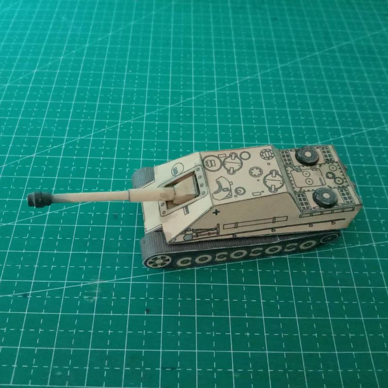 Jual {Terima Jadi} Jagdpanther Tank, Papercraft WW II | Shopee Indonesia