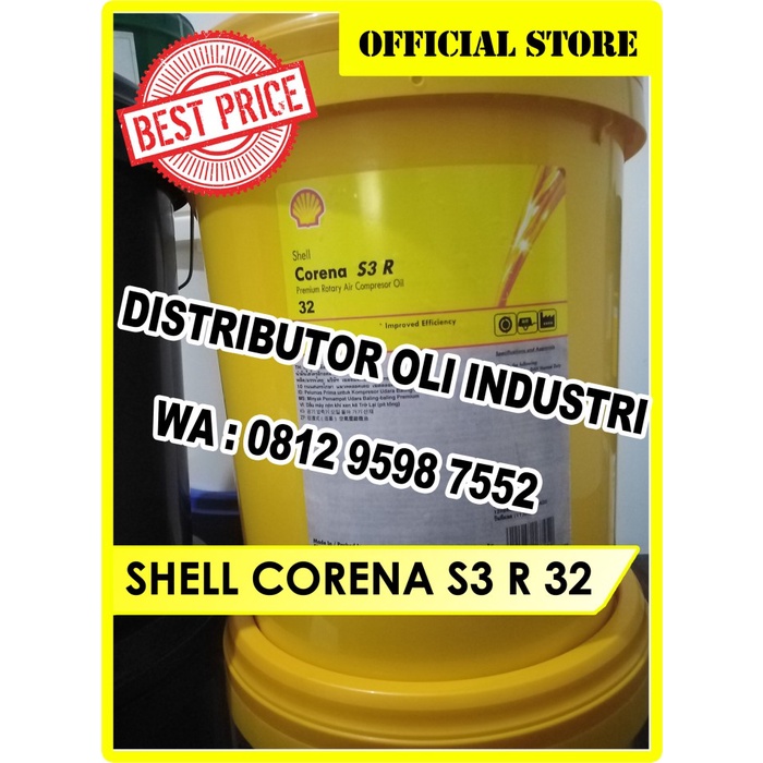 Jual Shell Corena S3 R 32 ( Iso Vg 32 - Oli Kompressor Screw ) | Shopee ...