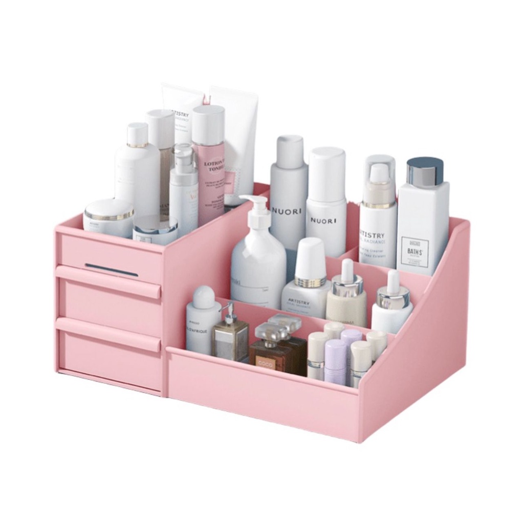Jual RAK PENYIMPANAN KOSMETIK KOTAK MAKE UP STORAGE // ORGANIZER TEMPAT ...