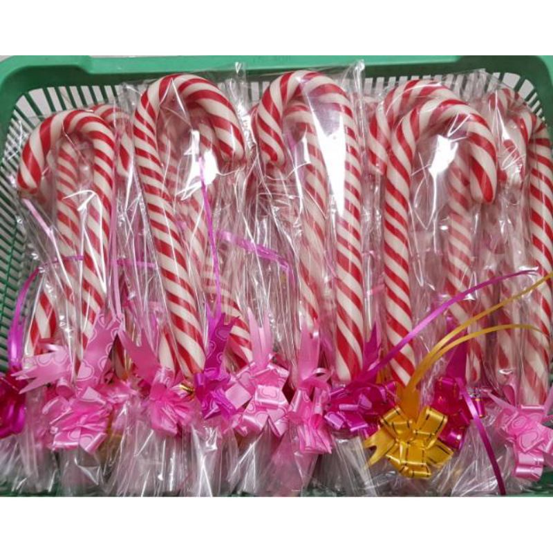 Jual Permen Candy Cane/Permen TONGKAT NATAL 20 cm | Shopee Indonesia