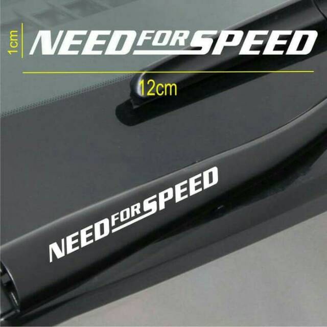 Jual Stiker Wiper Mobil Need For Speed - Car Decal Sticker | Shopee ...