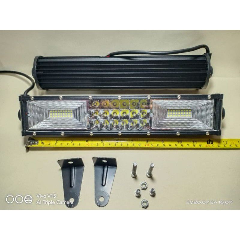 Jual LAMPU LED BAR LIGHT BAR 30 CM ROW 81 WATT OFFROAD 12-80 VOLT ...