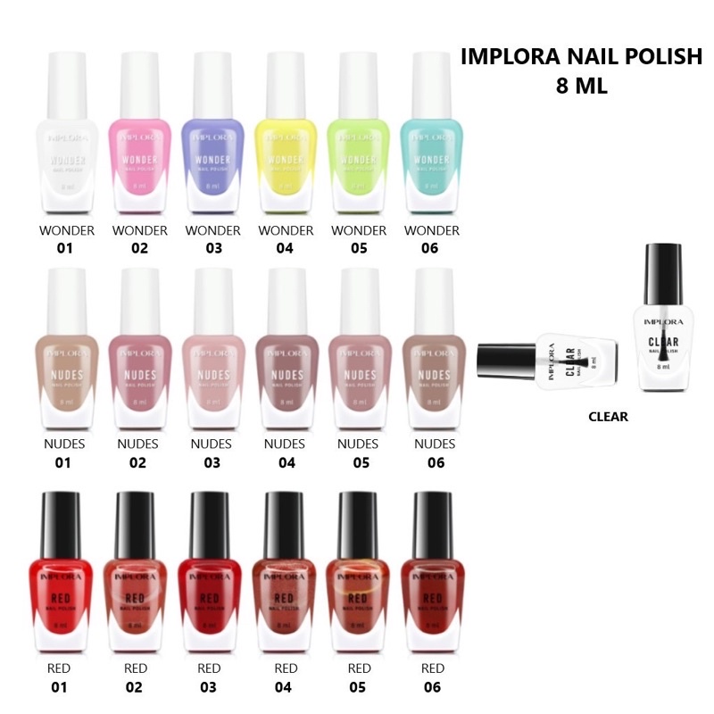 Jual IMPLORA NAIL POLISH / KUTEK | Shopee Indonesia