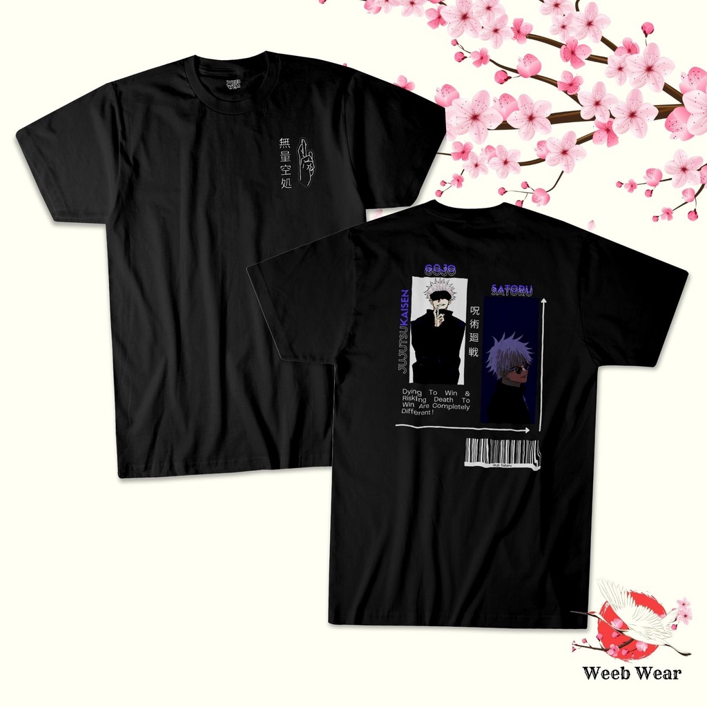 Jual Kaos Baju Anime Gojo Satoru Jujutsu Kaisen | Jujutsu Kaisen | Kaos ... Jual Kaos Baju Anime Gojo Satoru Jujutsu Kaisen | Jujutsu Kaisen | Kaos ...