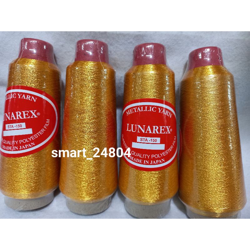 Jual BENANG BORDIR METALLIC LUNAREX MADE IN JAPAN ISI 130 GRAM | Shopee ...