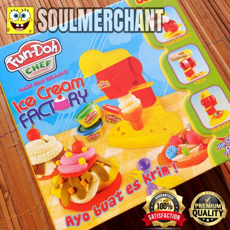Jual LILIN FUN DOH FUNDOH ICE CREAM FACTORY - PLAY DOH PLAYDOH MAINAN ...