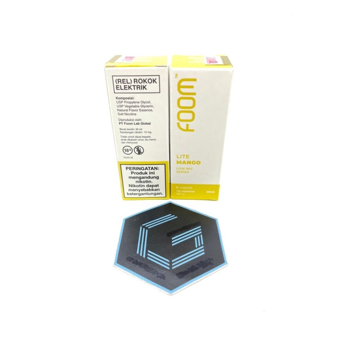 Jual SALT - Foom LITE MANGO 30ML 10MG Liquid Pods Friendly Mangga Nic ...