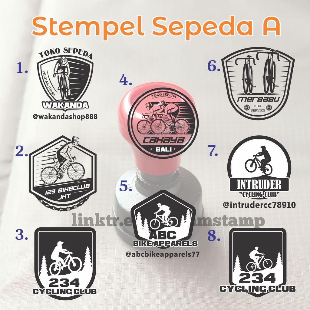 Jual stempel sepeda A nama toko bengkel sparepart club sepeda bike ...