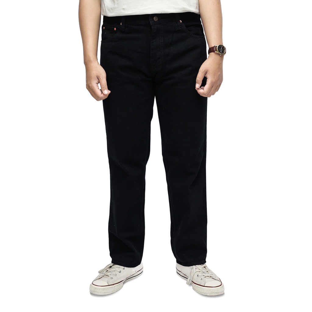 Jual CoolF4shion.ID - Celana Jeans Hitam Pria Jumbo Big Size Bahan ...