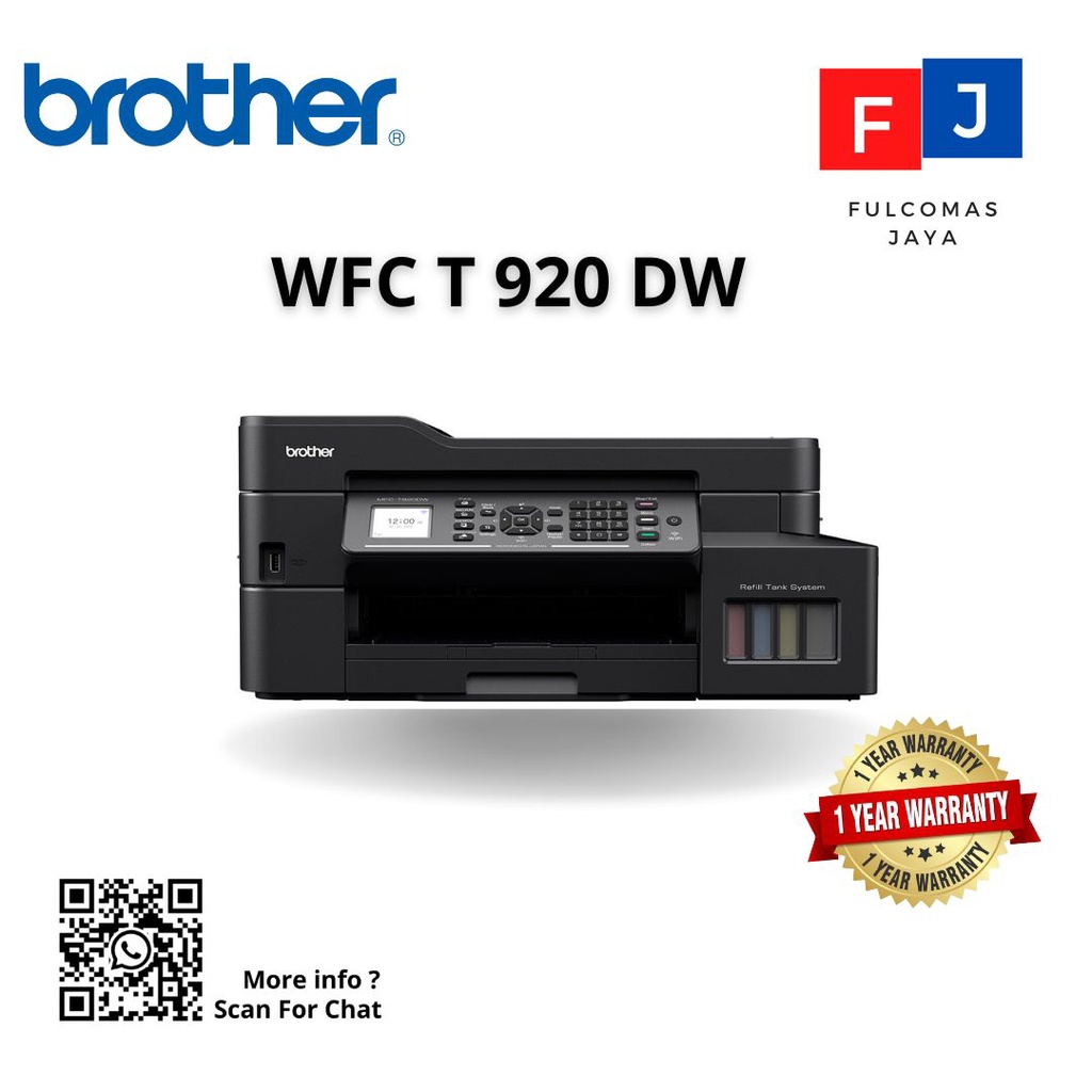 Jual Printer Brother MFC-T920DW Ink Tank Multifunction T920 WiFi Duplex ...