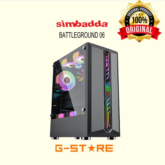 Jual GAMING CASE SIMBADDA BATTLEGROUND 148 CASING GAMING CASE PC ...