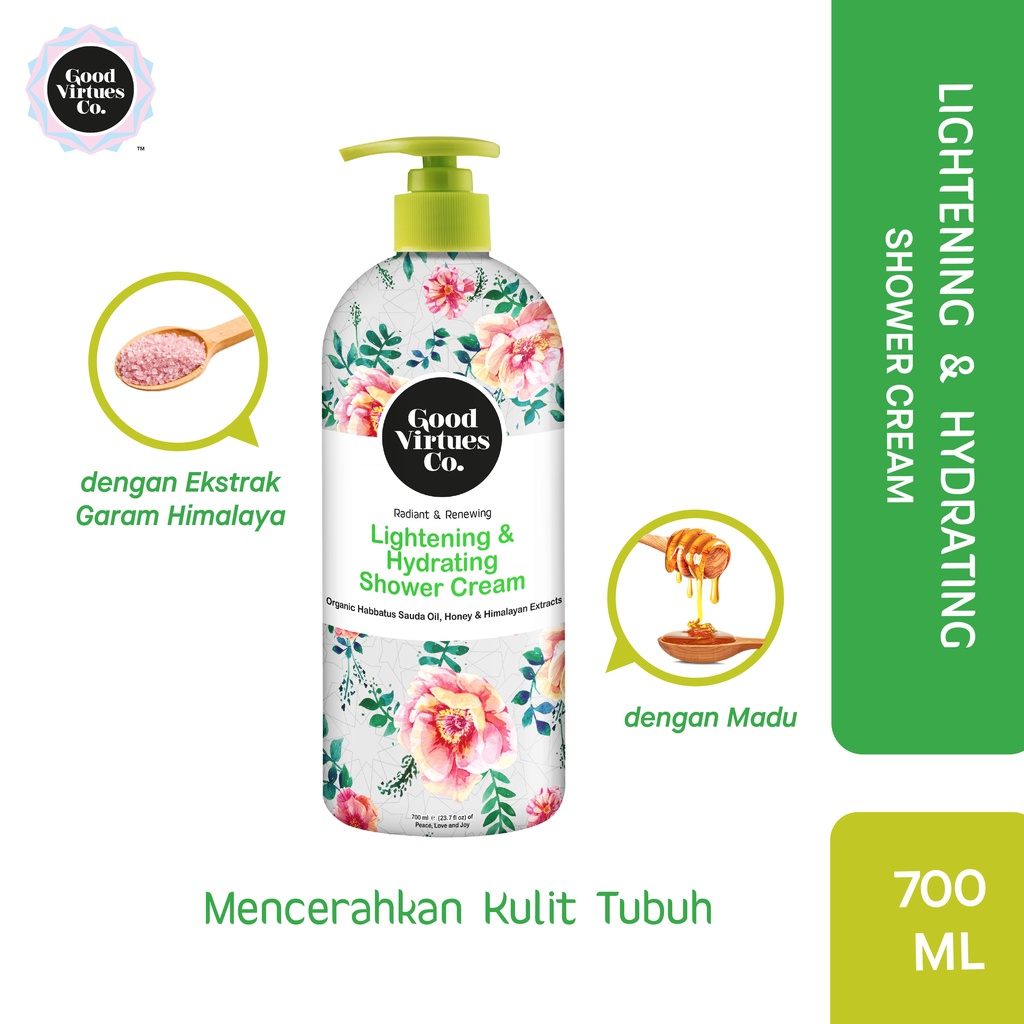 Jual Good Virtues Co. Lightening and Hydrating Shower Cream 700ml ...