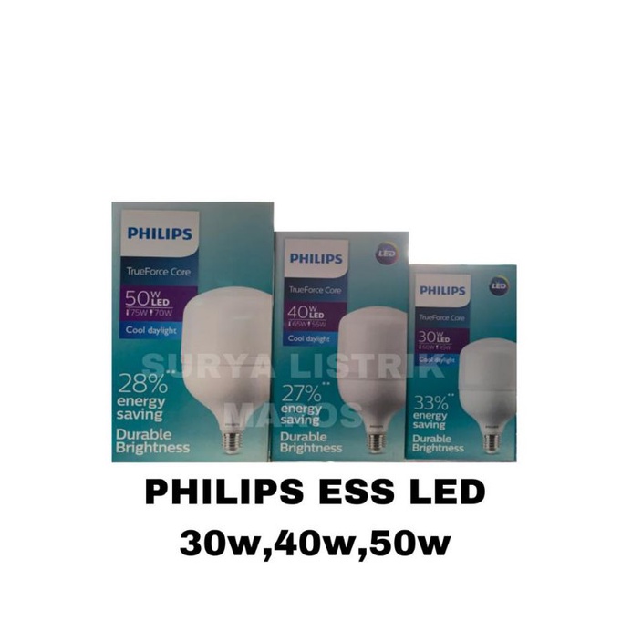 Jual PHILIPS ESS LED 40 WATT PUTIH | Shopee Indonesia
