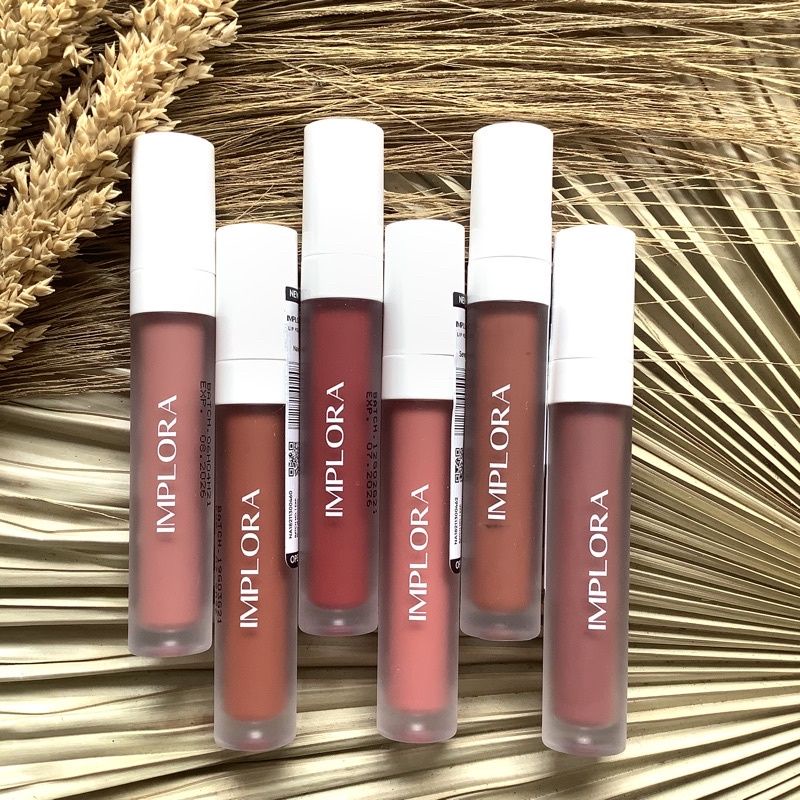 Jual Lip Velvet Implora Lip Velvet Honest Naive Serenity Attractive ...